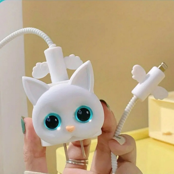 Cell Phones & Accessories | Cat Charger Head And Cable Cover Compatible ...